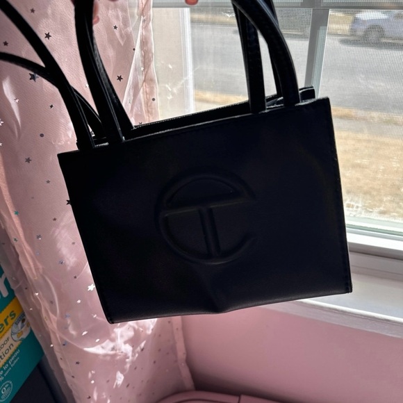 Telfar | Bags | Telfar Black Mini Bag With Sleek Design | Poshmark